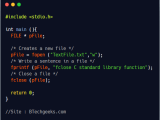 File Input Output In C Programming Btech Geeks