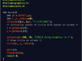 C Program To Draw A Circle Using C Graphics Btech Geeks