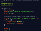 C Program To Generate Random Numbers Btech Geeks