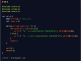 Ispunct C Library Function Btech Geeks