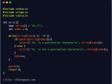 Ispunct C Library Function Btech Geeks