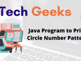 Java Program To Print Circle Number Pattern Btech Geeks