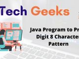 Java Program To Print Digit 8 Character Pattern Btech Geeks