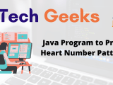 Java Program To Print Heart Number Pattern Btech Geeks