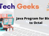 Java Program For Binary To Octal Btech Geeks