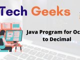 Java Program To Convert Octal To Decimal Btech Geeks