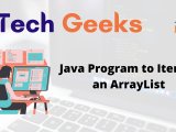 Iterate Arraylist In Java Java Program To Iterate An Arraylist