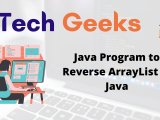 Java Arraylist Reverse Java Program To Reverse Arraylist In Java