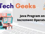 Java Increment Operator Java Program On Increment Operator Btech Geeks