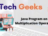 Java Program On Multiplication Operator Btech Geeks
