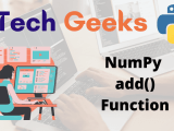Python Numpy Add Function Btech Geeks