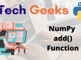Python Numpy Add Function Btech Geeks