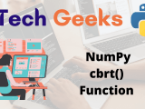 Numpy Cube Root Python Numpy Cbrt Function Btech Geeks