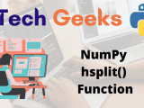Numpy Hsplit Python Numpy Hsplit Function Btech Geeks