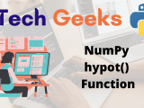 Numpy Hypot Python Numpy Hypot Function Btech Geeks