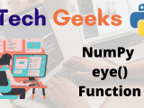 Numpy Eye Python Numpy Eye Function Btech Geeks