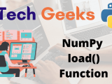 Numpy Load Python Numpy Load Function Btech Geeks