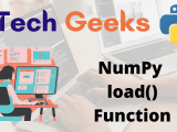 Numpy Load Python Numpy Load Function Btech Geeks
