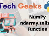 Numpy Tolist Python Numpy Ndarray Tolist Function Btech Geeks