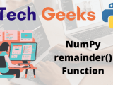 Remainder Function Python Python Numpy Remainder Function Btech Geeks
