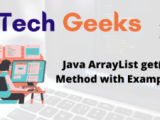 Arraylist Get In Java Java Arraylist Get Method With Example