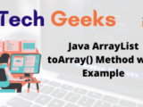 Arraylist Toarray Example Java Arraylist Toarray Method With