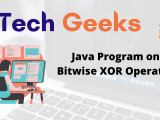Xor Operator In Java Java Program On Bitwise Xor Operator Btech Geeks