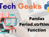 Pandas Strftime Python Pandas Period Strftime Function Btech Geeks