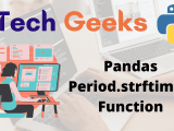 Python Pandas Period Strftime Function Btech Geeks