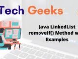 Java Linkedlist Removeif Method With Examples Btech Geeks