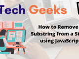 Remove Substring From String Javascript How To Remove A Substring