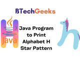 Print Pattern In Java Java Program To Print Alphabet H Star Pattern