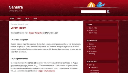 Samara template | Farisvio