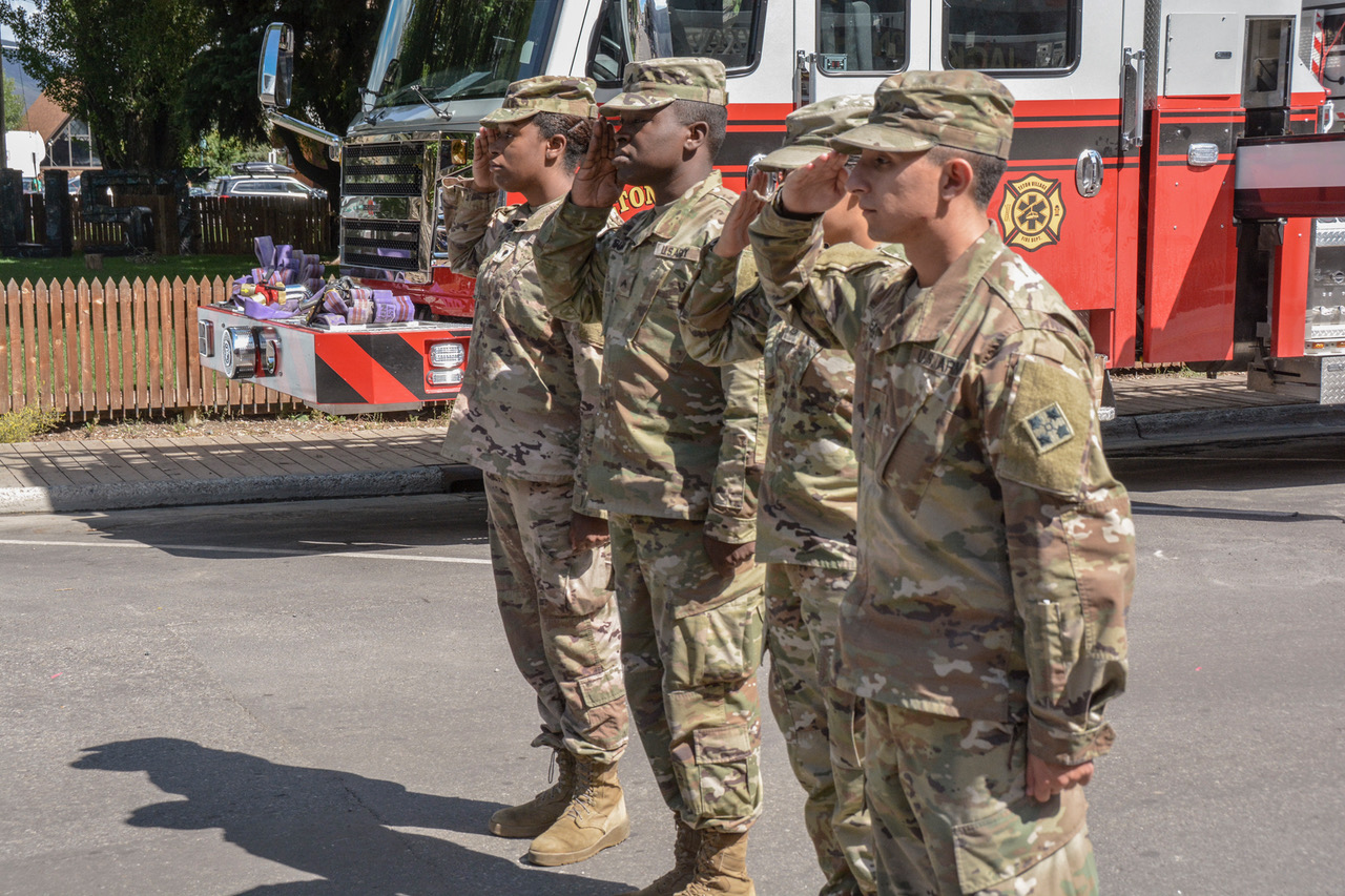 SNAPPED: US Army volunteers lend a hand at Old Bill's