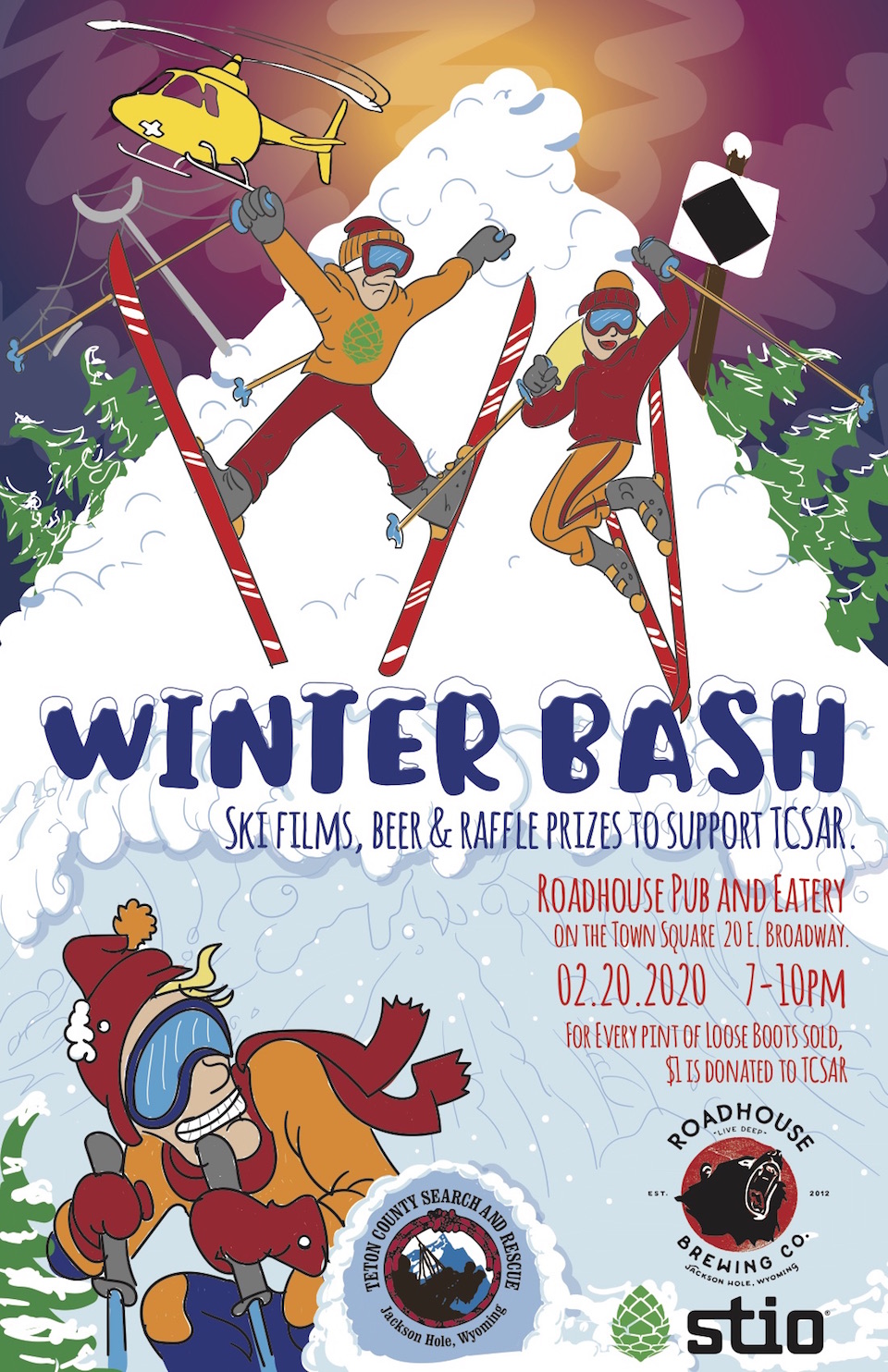 TCSAR Winter Bash to feature raffle prizes, ski films and local beer