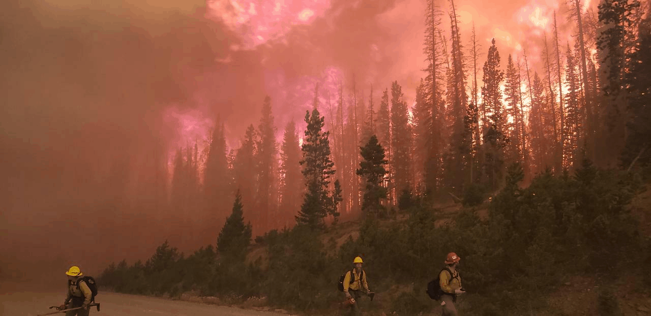 Mullen Fire grows as does manpower on the blaze - Buckrail - Jackson ...