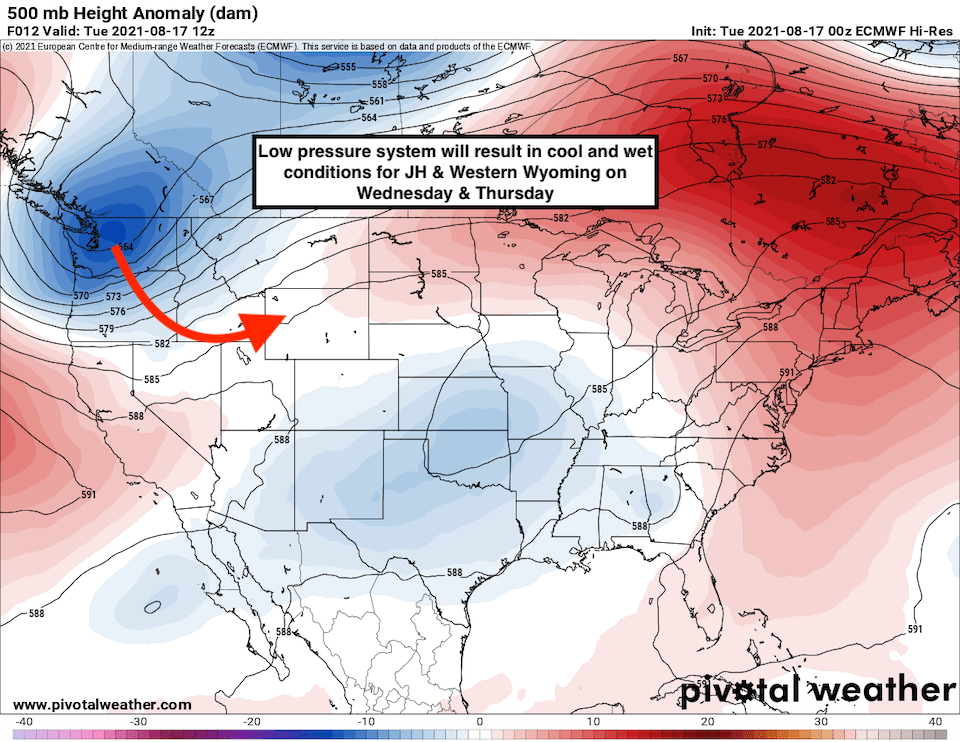 Jackson Hole Weather Tuesday August 17, 2021 - Buckrail - Jackson Hole ...