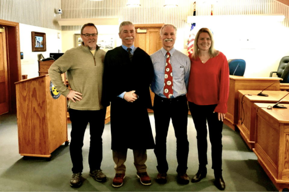 Christopher S. Leigh sworn in as Municipal Judge