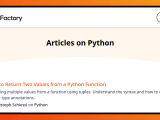 Articles On Python Bugfactory