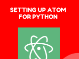 How To Set Up Atom For Python Buggy Programmer