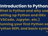 Introduction To Python