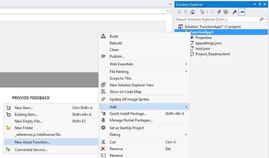 Azure Functions Visual Studio Tools Preview For VS'2015 | Build5Nines