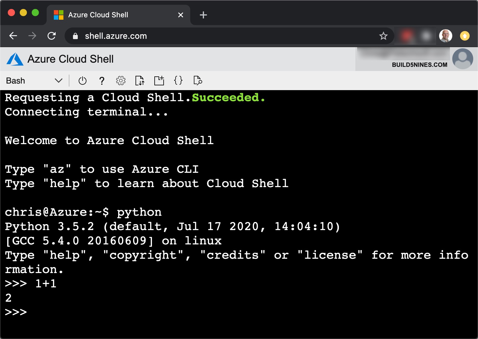 Python Scripting In The Azure Cloud Shell | Build5Nines