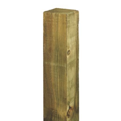INCISED FENCE POST 075x075x2400mm GREEN TREATED - SPECIAL - Buildrite Ltd