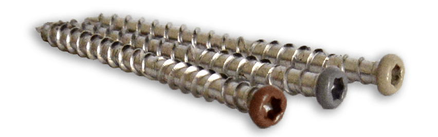 TREX Transcend Coloured Scews (350/box) - ISLAND MIST - Buildrite Ltd