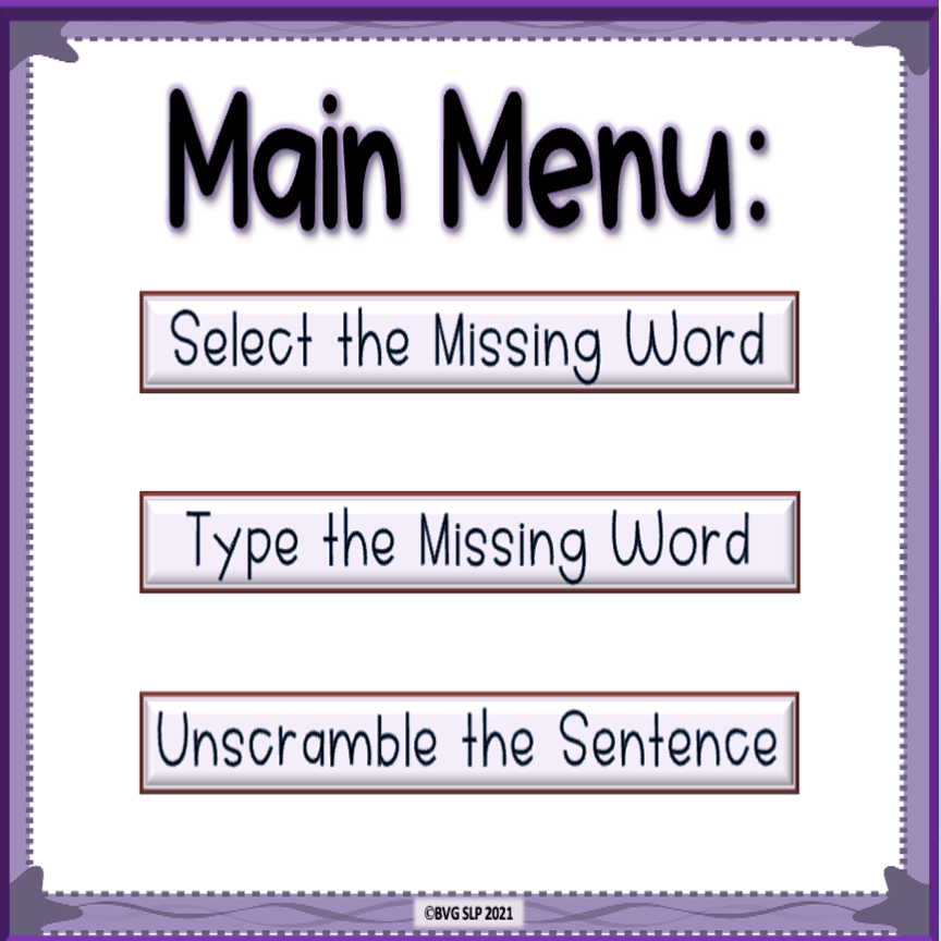 Sight Words Dolch Nouns BOOM Cards Level 3 - BVG SLP
