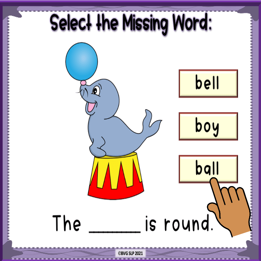 Sight Words Dolch Nouns BOOM Cards Level 3 - BVG SLP