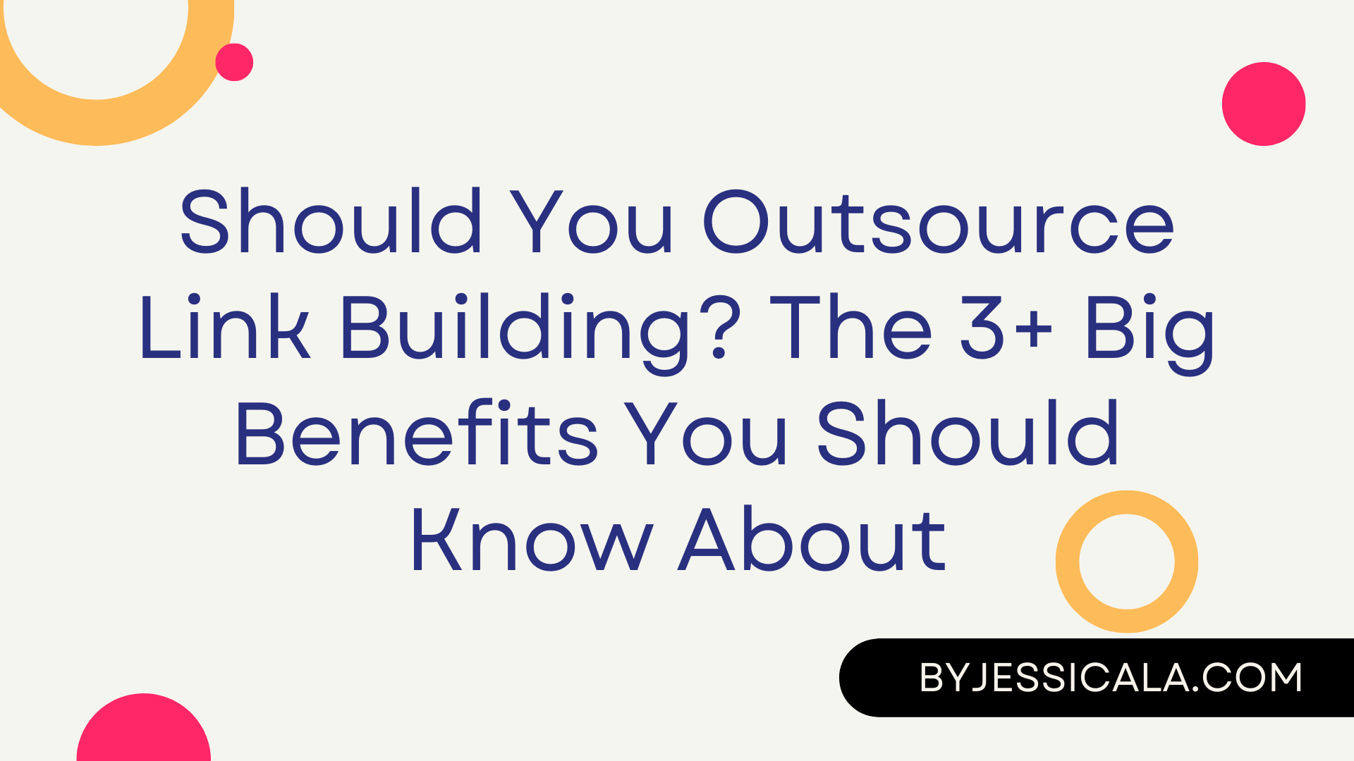 Jessica La - SEO, Marketing and Tech explained simply