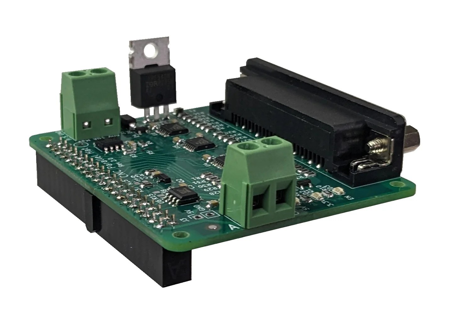 Parallel Port Raspberry Pi Hat Byte 2 Bot