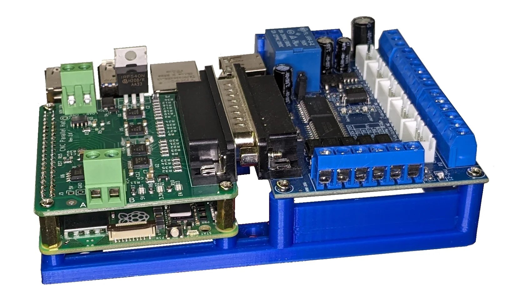 Parallel Port Raspberry Pi Hat Byte 2 Bot